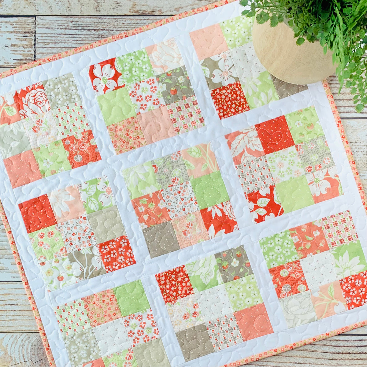 Mini Nine Patch PDF Pattern – Sweet Daisy Quilt Shoppe